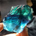 Raw Blue-Green Fluorite Mineral Crystal Specimen – Ancient Energy
