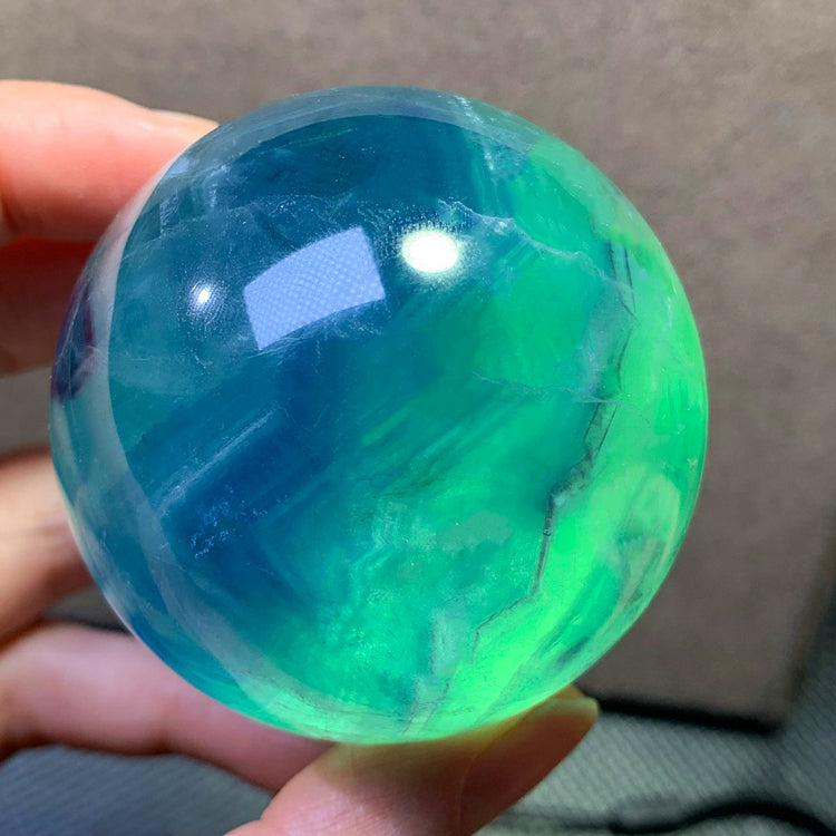 Natural Multicolor Fluorite Spheres - A Spectrum of Elegance – Ancient ...