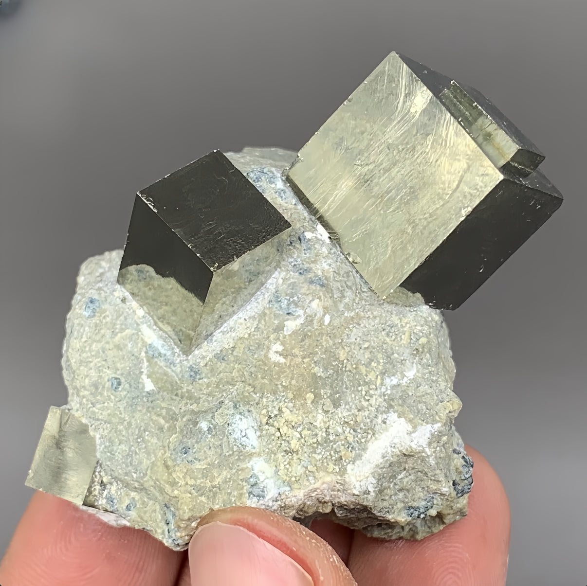 Spanish Natural Cube Pyrite Specimen – Ancient Energy